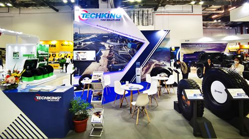 Techking Showcased Five Tire Products at Tyrexpo Asia 2023 Singapore