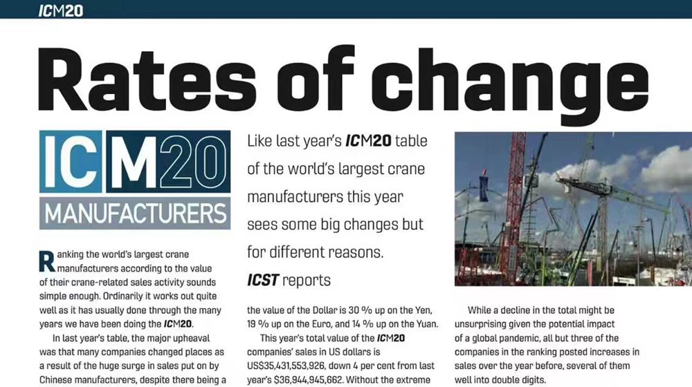 Big Changes in the ICM20 Ranking 2022