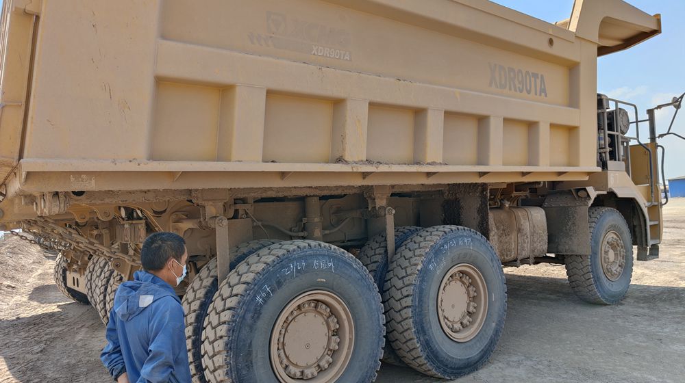 New Trial of Techking 16.00R25 ET919 in the DRC