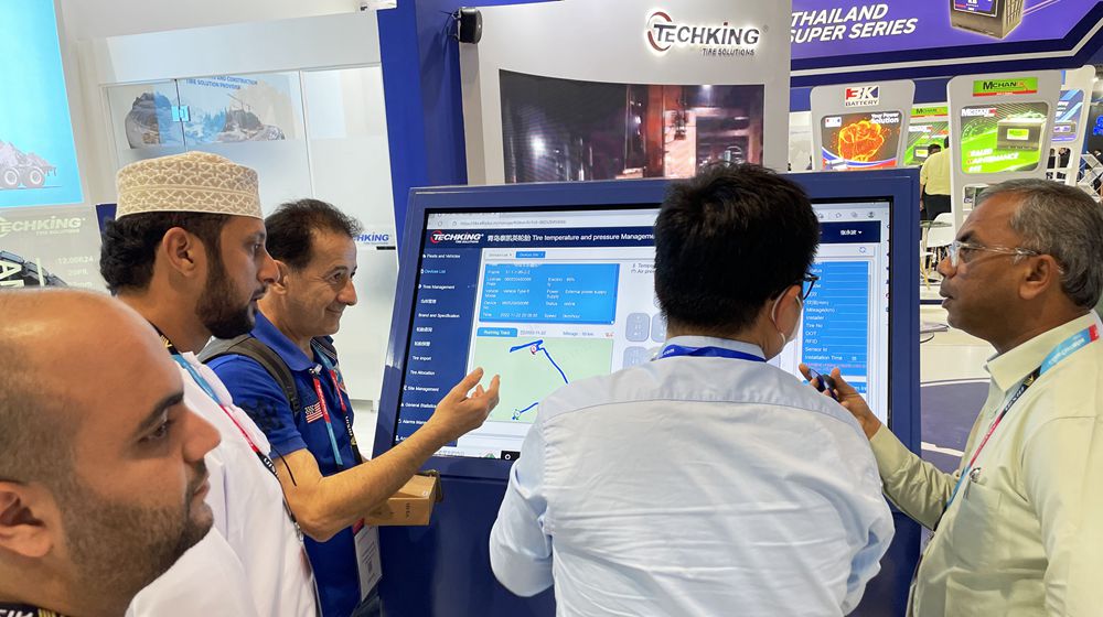 Techking Showcased Different Tires on Automechanika Dubai 2022 and ...