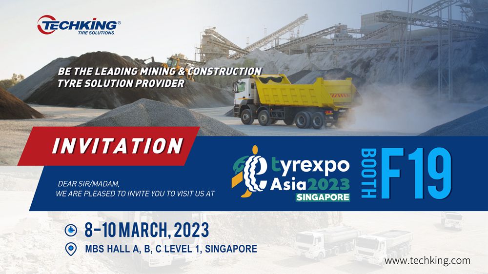 Tyrexpo Asia 2023 Singapore, Techking is coming!