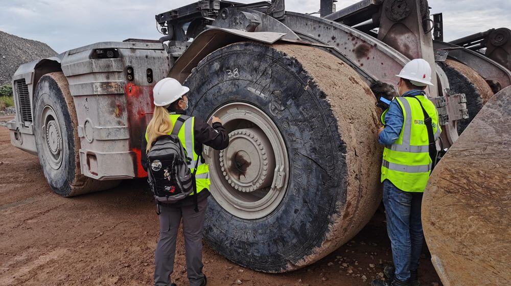 35/65R33 Large Underground Tires Case Study in DRC Copper Mine